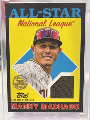 2023 Topps Series 2 Manny Machado #88ASR-MM Insert Black Parallel Relic ...
