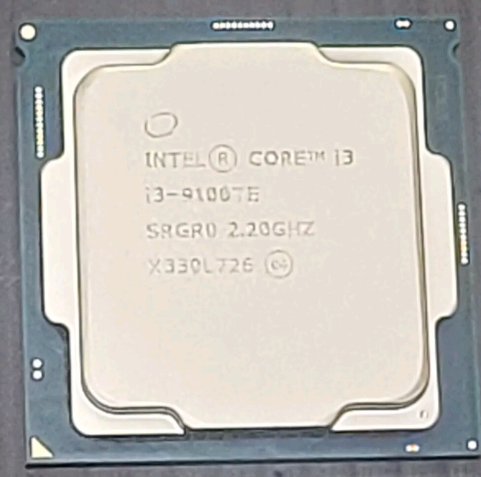 Intel 9th GEN i3-9100TE SRGR0 Quad Core Processor 2.2 GHz Socket ...