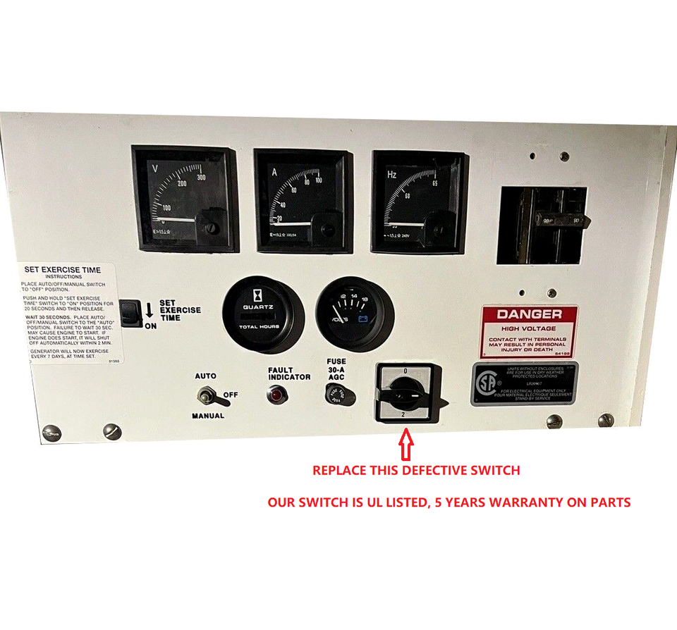 G061945/061945/61945 Replacement Selector Switch Compatible with ...