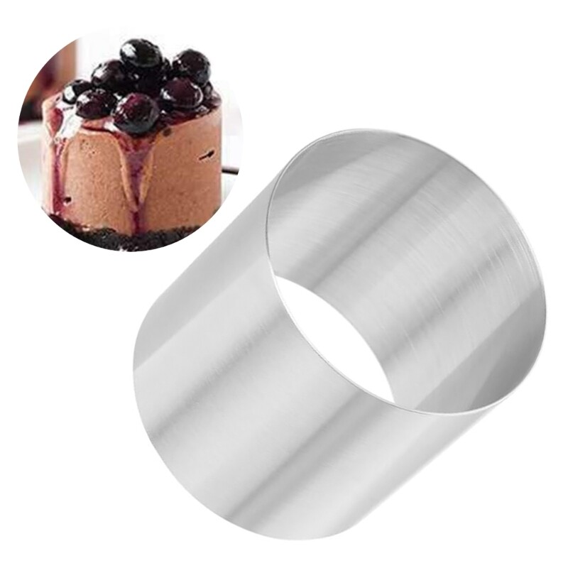 Cake Rings Stainless Steel Baking Rings for Cakes Fondant and ...