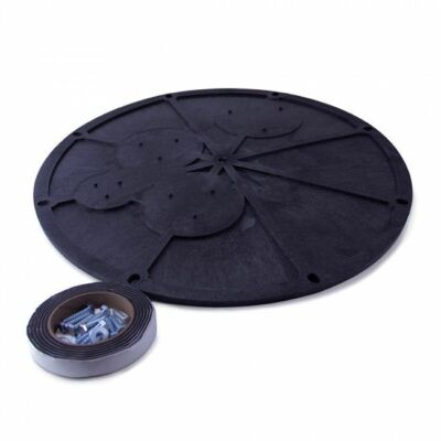 Solid ABS Sump Cover 18" Quality Pit Lid Black Easy install gas-tight ...