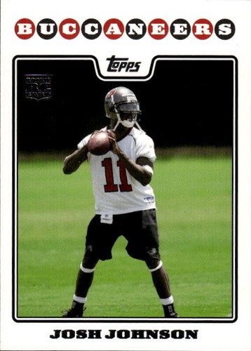 2008 Topps Josh Johnson #340 Tampa Bay Buccaneers 6D | eBay