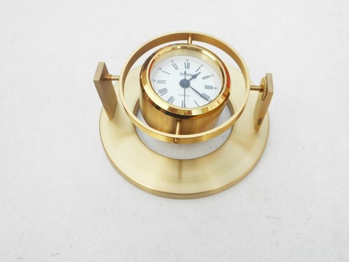 Stockburger Brass Clock Made In Germany | eBay