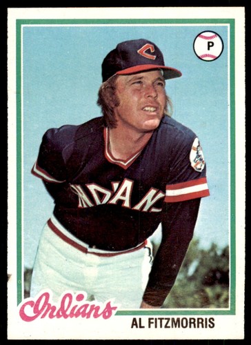 1978 TOPPS AL FITZMORRIS CLEVELAND INDIANS #227 (101) | eBay