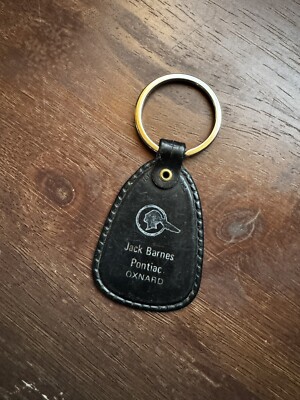 Vintage Pontiac Dealership Advertising Keychain Jack Barnes Pontiac ...