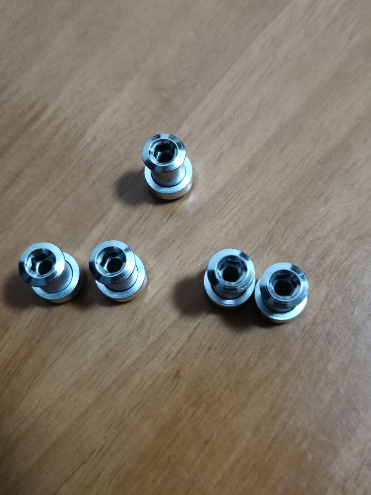 5pcs Bicycle Bots Extra-long Triple Chainring Bolts Nuts Spacers | eBay