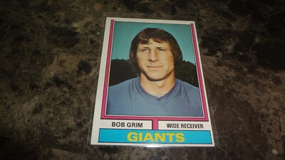 1974 TOPPS # 368 BOB GRIM FOOTBALL CARD | eBay