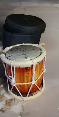TAMBORA PROFESIONAL DOMINICAN Republic Sticks & 15X15 Case Maleta PALOs ...