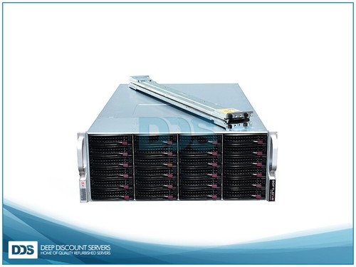 Supermicro 4U 36 Bay Storage Server 2.2Ghz 20-C 128GB 1x1280W Rails ...