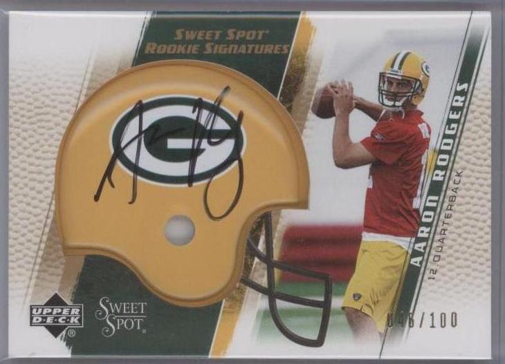 2005 Upper Deck Sweet Spot - Sweet Spot Rookie Signatures Aaron Rodgers ...