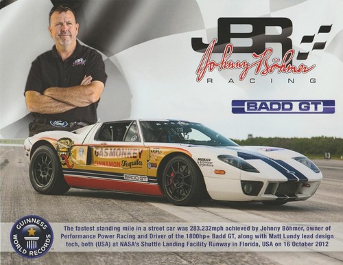 2019 Johnny Bohmer "Badd GT" Ford GT Speed World Record SEMA Show Promo ...