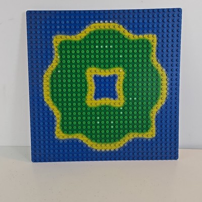 Lego Pirate Forbidden Island Baseplate 32 x 32 with Island and Center ...