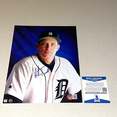 ALAN TRAMMELL signed autographed 8X10 DETROIT TIGERS HOF BECKETT BAS ...