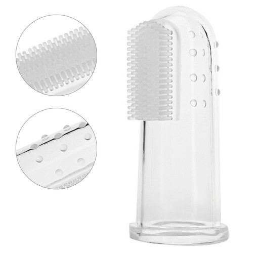 Baby Infant Finger Toothbrush Tooth Rubber Gum Massager Silicone Teeth ...