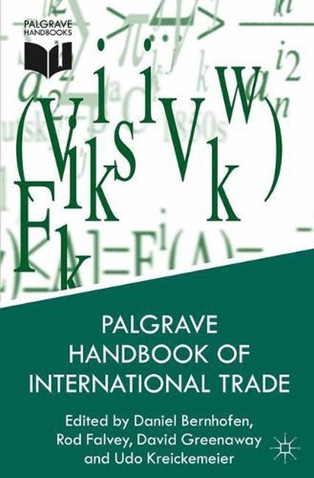 Palgrave Handbook of International Trade by David Greenaway (English) Paperback 9781137351807 | eBay