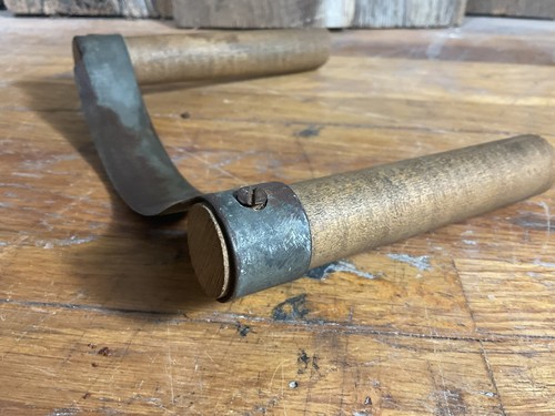 Vintage - Scorp Tool? - Draw Type Knife Wood Handle Woodworking Chair ...