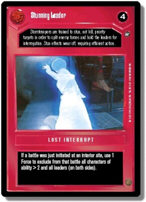 SWCCG: Stunning Leader [Ungraded] SWCCG: A New Hope Star Wars CCG ...