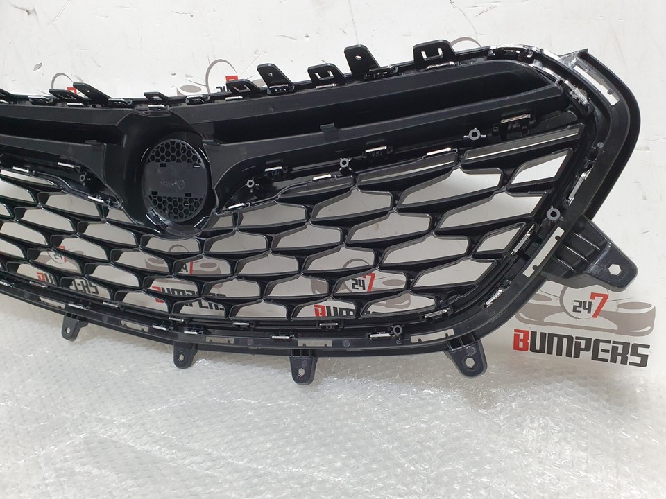 VAUXHALL MOKKA X 2017-2020 FACELIFT FRONT BUMPER TOP GRILL + CHROMES ...
