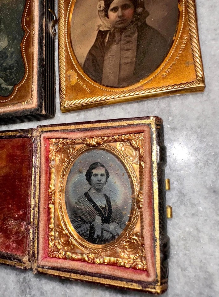 Small Antique 1800s Photo Lot Boston Ambrotype Tintype Daguerreotype | eBay
