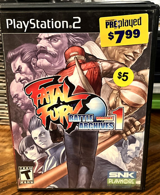 Fatal Fury Battle Volume Archives 1 (Sony PlayStation 2 PS2, ) CIB | eBay