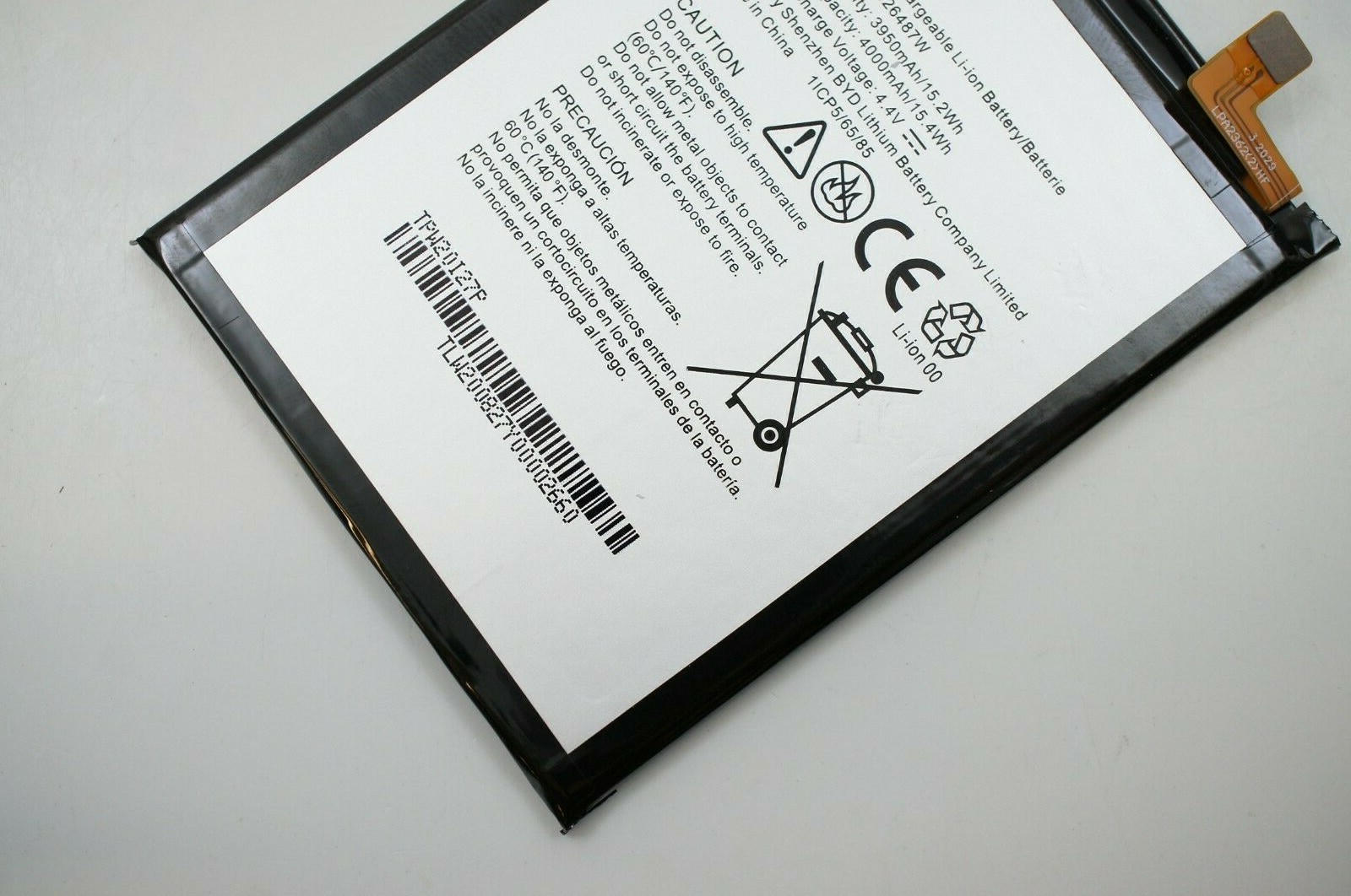 OEM AT&T RADIANT MAX U705AA Ovation U705AC Battery PT40H426487W USED ...