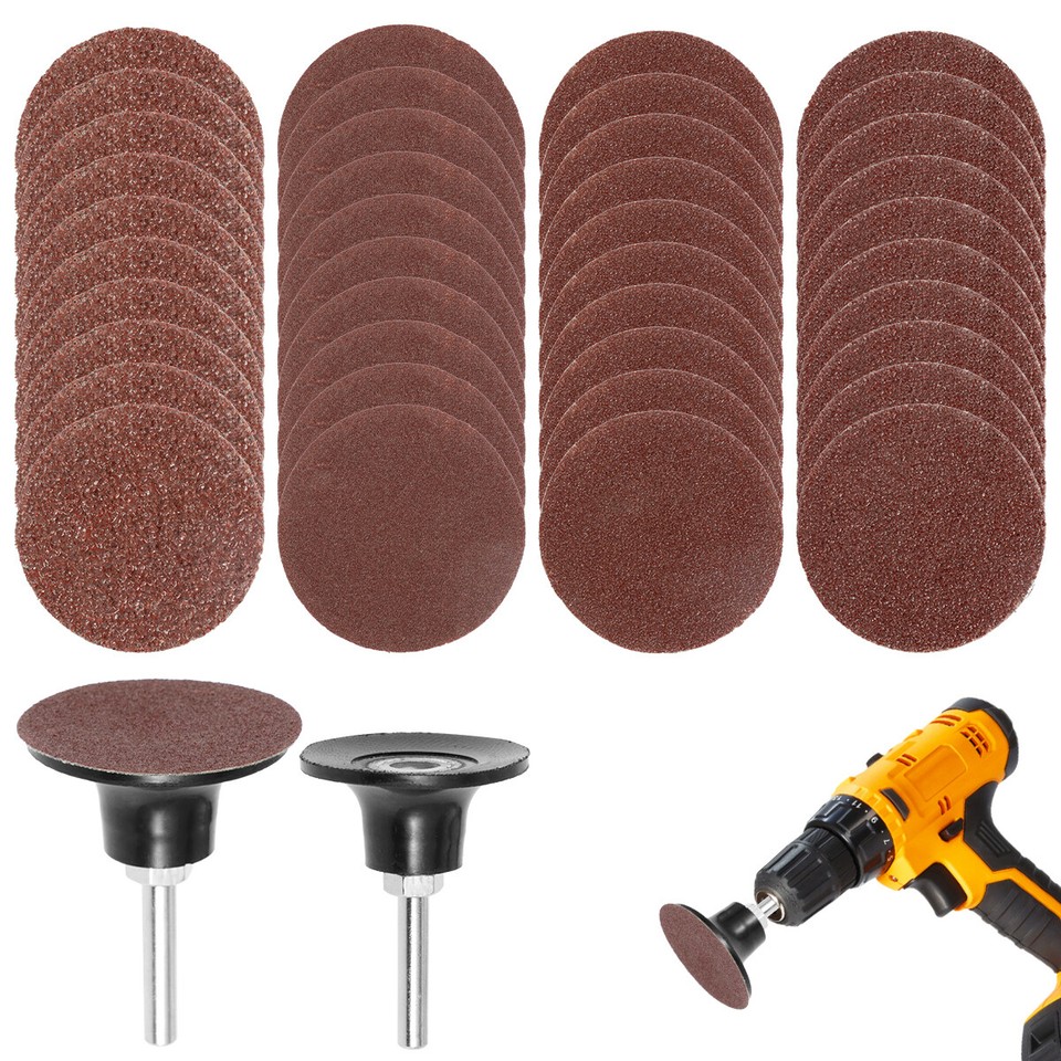 40Pcs Sanding Disc for Grinding 2inch Sanding Pads 24 60 80 120 Grit ...
