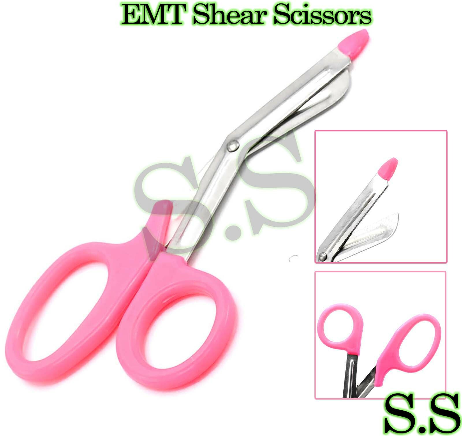 Pink Emt Paramedic Bandage Shears Ems Scissors 7.5" W/ Plastic Color ...