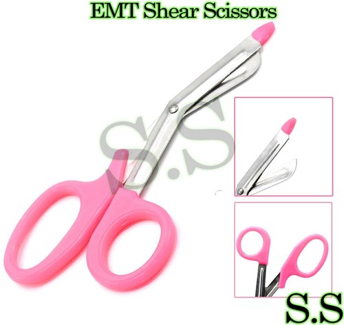 Pink Emt Paramedic Bandage Shears Ems Scissors 7.5" W/ Plastic Color ...