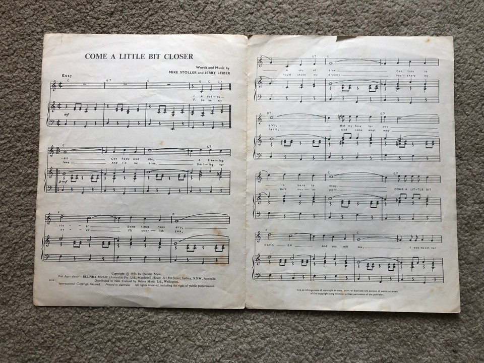 The Delltones Ian Peewee Wilson Come a Little Bit Closer Rare 1962 ...