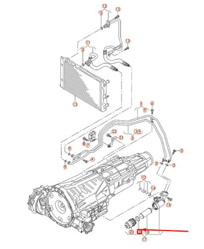 AUDI A4 B8 DSG Auto Trans Oil Filter O-Ring WHT005499A NEW GENUINE | eBay