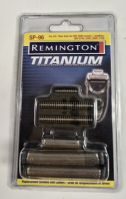 NEW Genuine Remington Titanium Shaver SP-96 Screens & Cutters | eBay