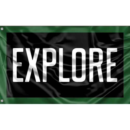 Explore Flag, Unique Design, 3x5 Ft / 90x150 cm size, Made in EU | eBay