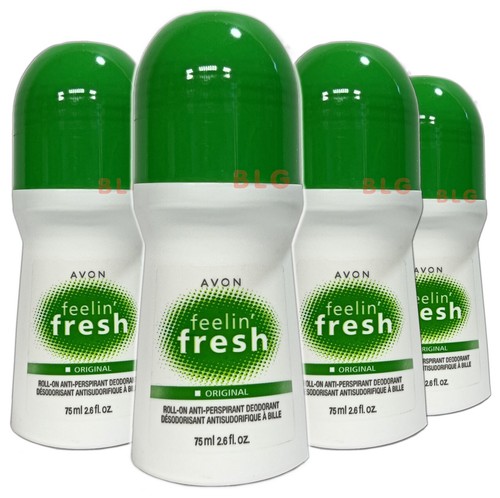 AVON FEELIN FRESH 24 Hours Original Roll-On Anti-Perspirant Deodorant ...