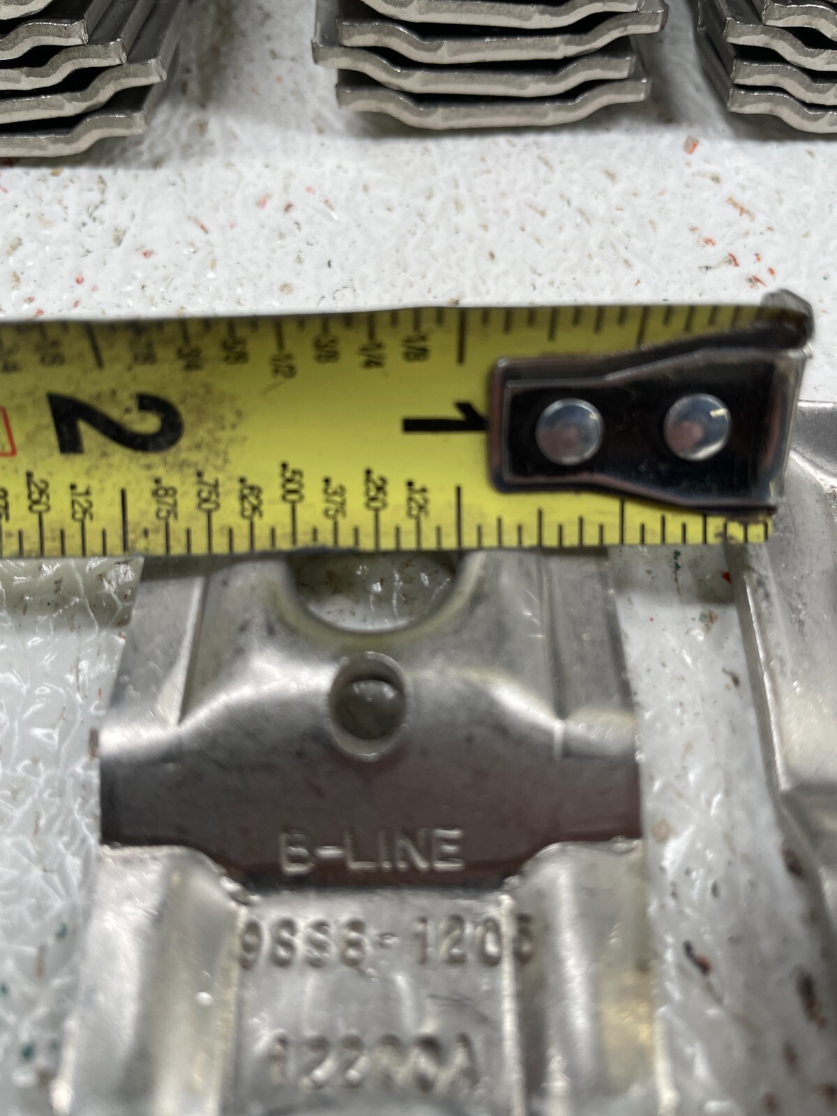 (4) B-LINE 9SS6-1205 Cable Tray Clamp/Guide Fitting Stainless Steel ...