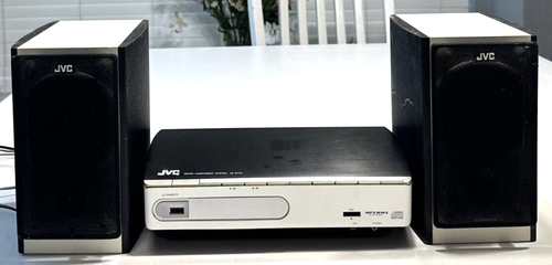 JVC Micro Component System UX-EP25 CD player Mp3 Wma Ipod Usb with 2 ...