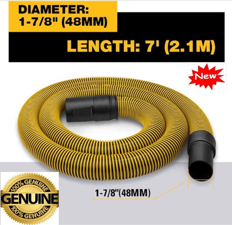 NEW GENUINE DeWalt Ultra Durable Vacuum Hose Shop Vacuum 1-7/8 ...