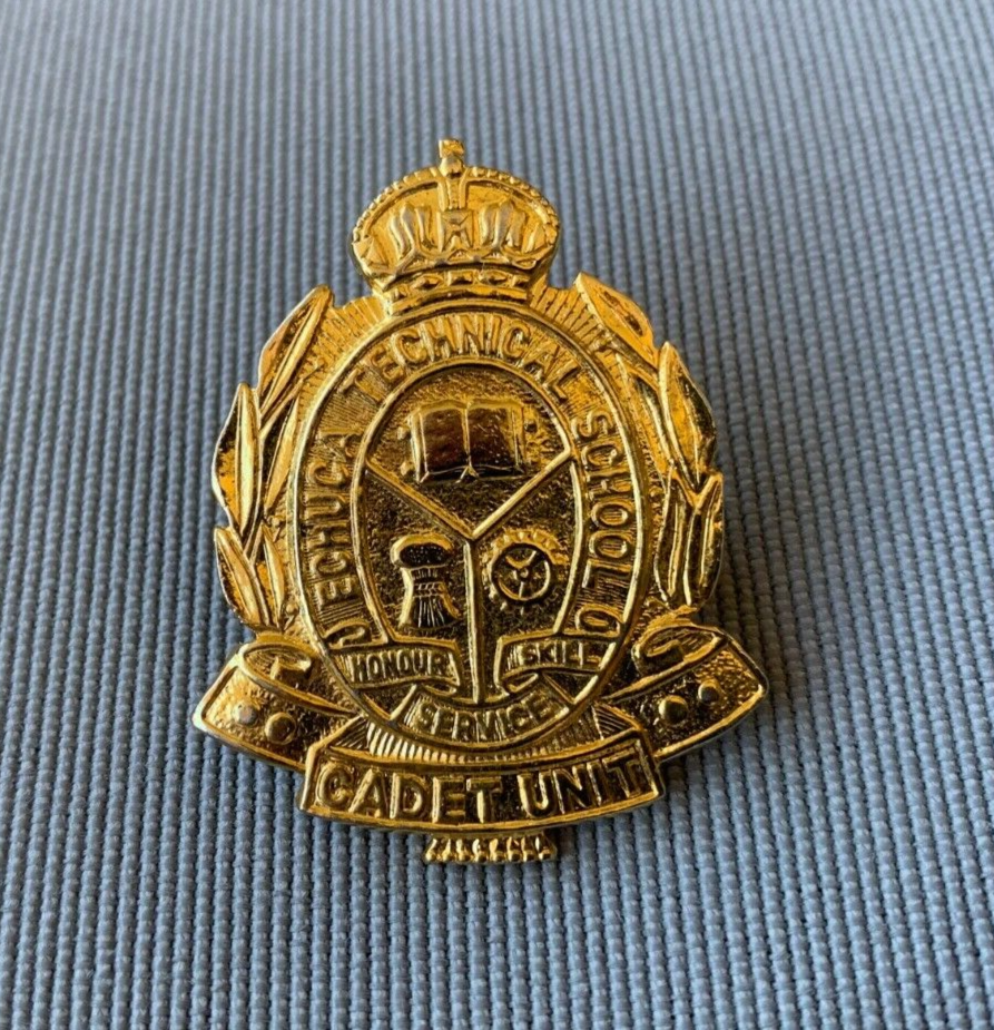 Australian Cadet Badge Echuca Technical School Cadet Unit Hat Badge E12 ...