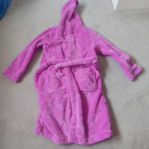 Purple fleece dressing gown - Gem