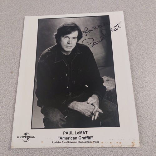 Paul LeMat Signed 8x10 Photo Publicity American Graffiti 1990s ...