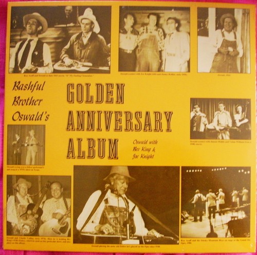LP Record Bashful Brother Oswald's Golden Anniversary Album Dobro ...