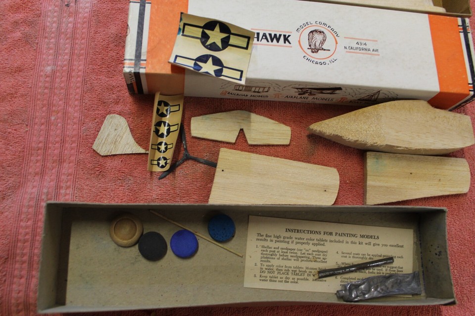 Hawk, "F4F Wildcat and R.E.8., Vintage Balsa Plane Kits | eBay