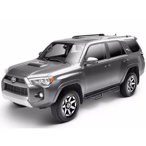 N-FAB Textured Black 2" Main Tube Wheel to Wheel Nerf Steps for Toyota ...