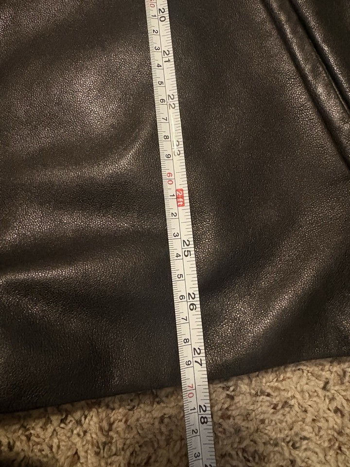 Men’s Leather Limited Black 100% Genuine Leather Vintage Jacket Size XL ...