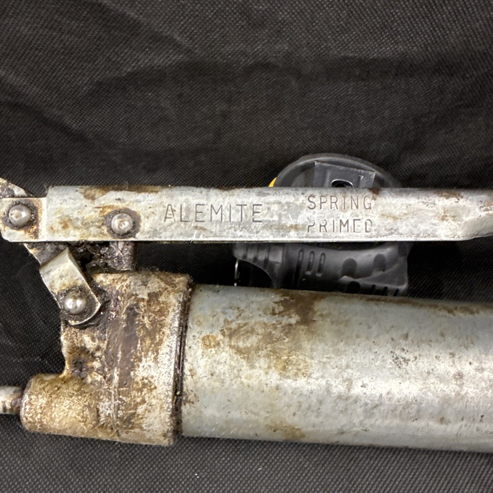 Vintage Alemite Grease Gun Lever Gun High Pressure Grease Gun | eBay