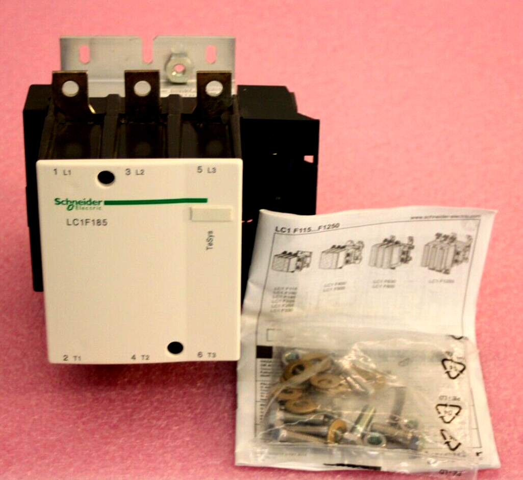 LC1F185/CONTACTOR 3P LX9FG110 COIL IEC 60947-4-1 600V AC MAX/SCHNEIDER ...