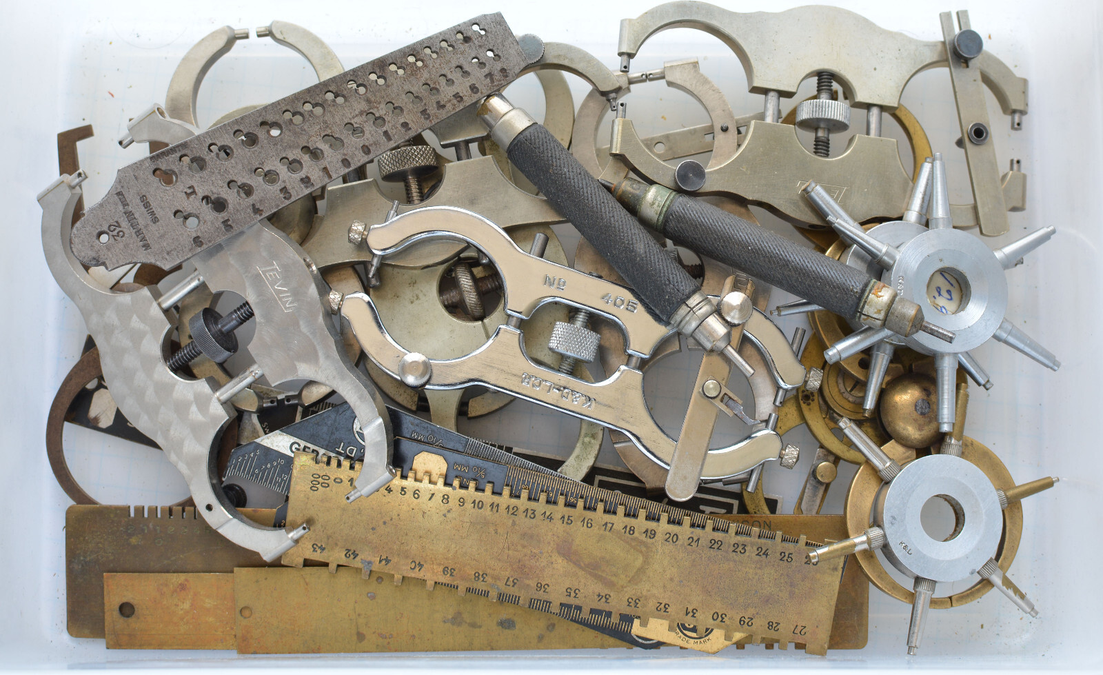 Watchmaker TOOLS 27-LOT K&D Levin Parallel Posing Balance Truning ...