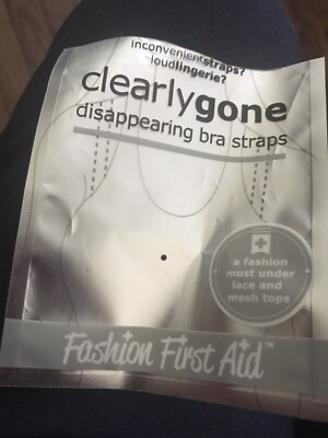 Clearly Gone Invisible Clear Bra Straps Wide | eBay