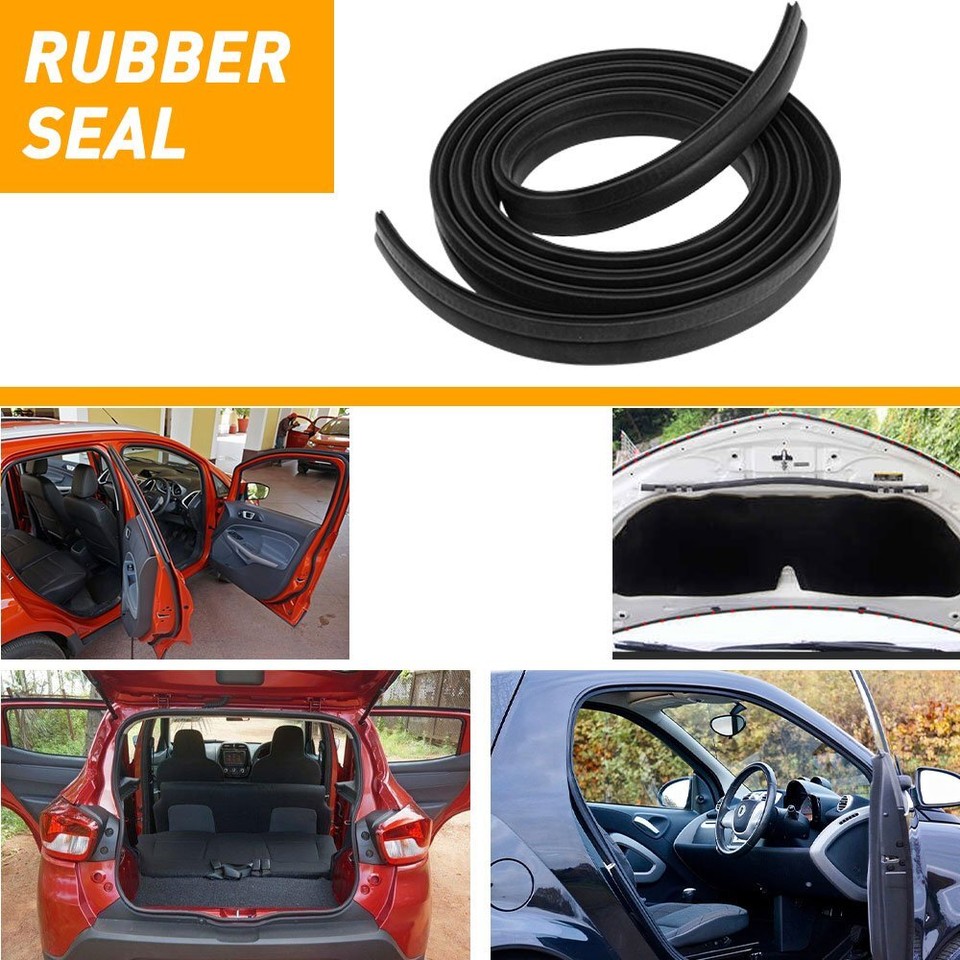 New Rubber Seal Trim Molding Door Edge Lock Protector Strip Bar Decor ...