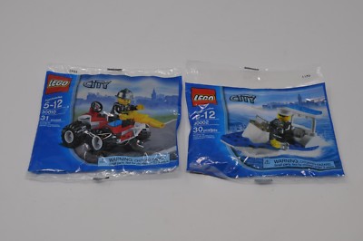 Lego City 30010 30002 FIRE POLICE RETIRED NEW POLYBAGS PROMO LOT NIB | eBay