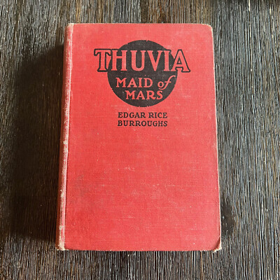 Thuvia Maid of Mars Edgar Rice Burroughs Antique Novel Book Grosset ...